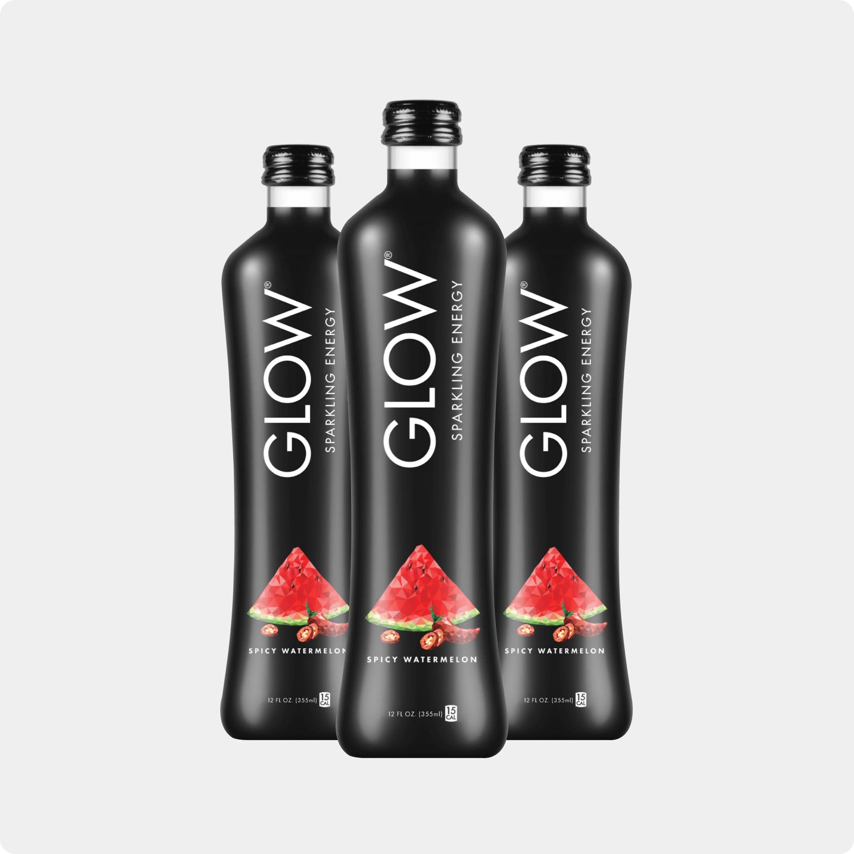 Spicy Watermelon Sparkling Energy, 12-Pack – GLOW®