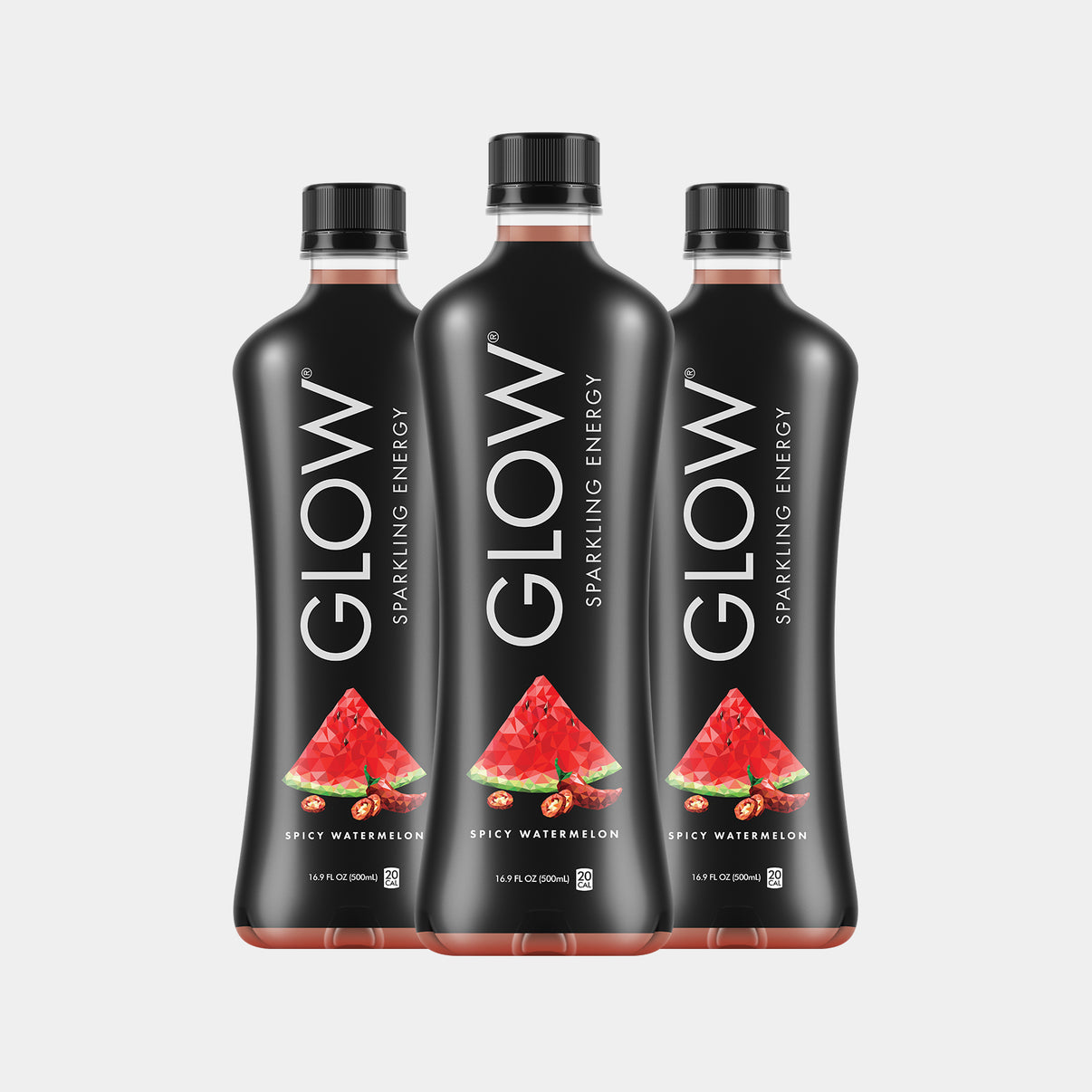 Spicy Watermelon Sparkling Energy, 12-Pack – GLOW®
